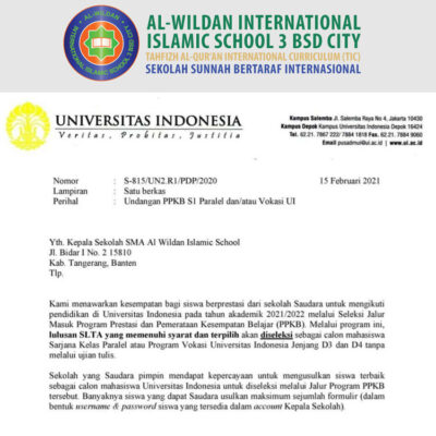 Al-Wildan 3 BSD - Al-Wildan 3 BSD